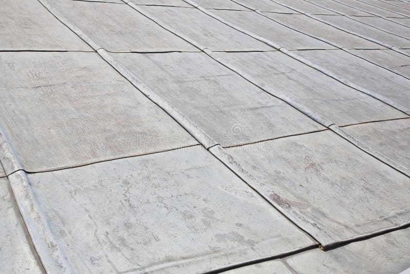 Old Lead Roof Detail with Thin Lead Sheets Stock Image - Image of rain ...