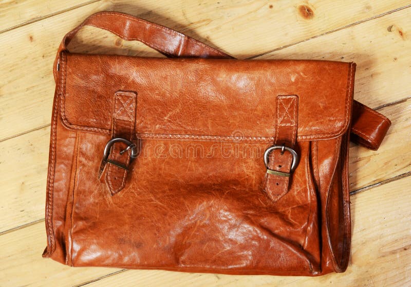 Old leather bag stock image. Image of style, texture - 37443459