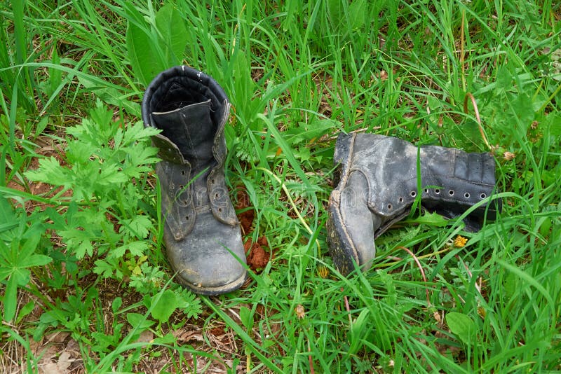 713 Old Torn Boots Leather Stock Photos - Free & Royalty-Free Stock ...