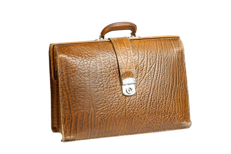 Brief-case with necktie stock photo. Image of case, battered - 13140708