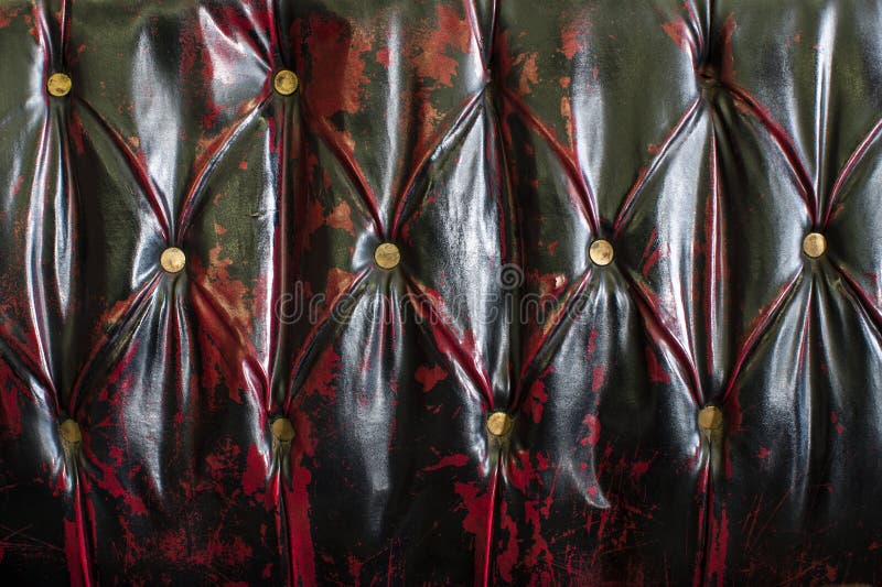 Old leather couch texture stock photo. Image of design - 31613238