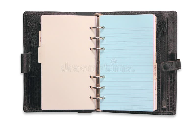 Old leather Diary stock image. Image of journal, paper - 19949251