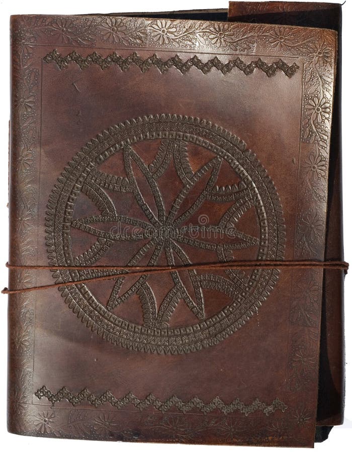 Old Leather Portfolio Isolated Stock Image - Image of writing, brown ...