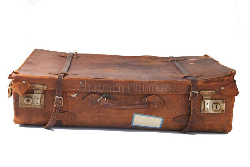 Vintage Suitcase stock photo. Image of leather, rusty - 3803226