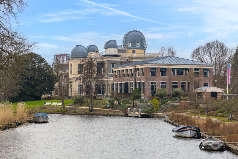 Old Leiden Observatory stock image. Image of surveillance - 358543763