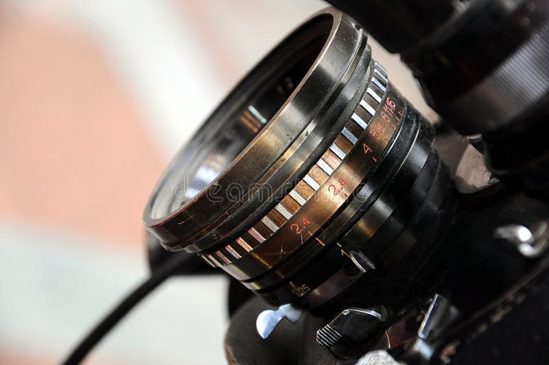 Old lens stock image. Image of zoom, objective, optic - 58114635
