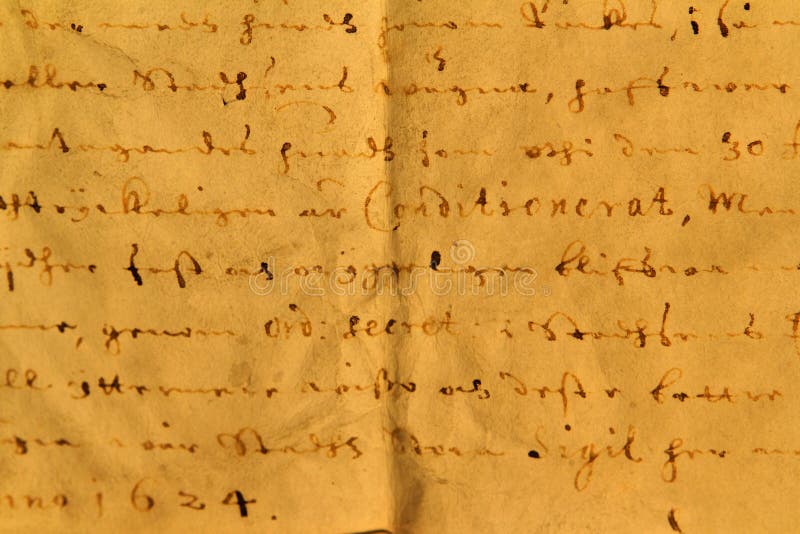 Old Letter stock image. Image of scroll, manuscript, ancient - 17738951