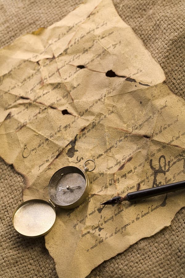 Old letter stock image. Image of accuracy, magnifier, plan - 9237383