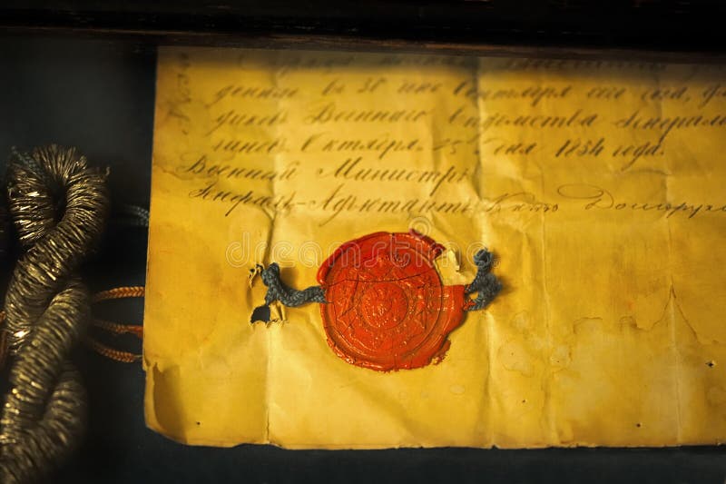 Red Seal stock image. Image of write, handwriting, writing - 2008029