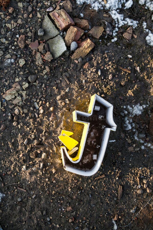 Old letter T on the ground stock photo. Image of material - 149334814