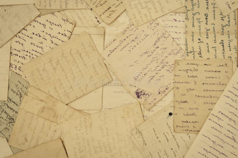 Collage of old letters stock photo. Image of retro, letter - 3297124