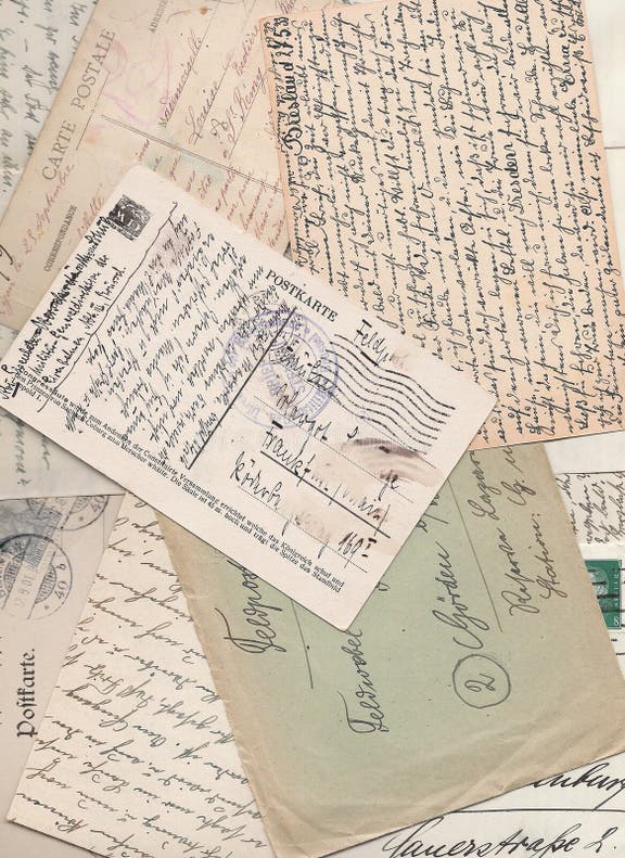 Old letters stock image. Image of correspondence, handwriting - 3496789