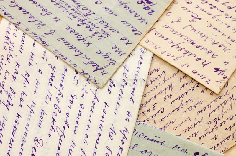 Collage of old letters stock photo. Image of retro, letter - 3297124