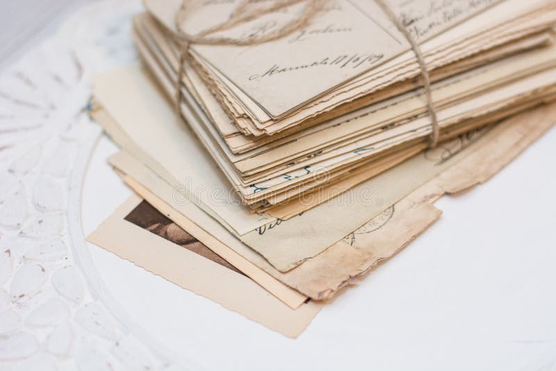 Old letters stock photo. Image of shabby, calligraphy - 102596018