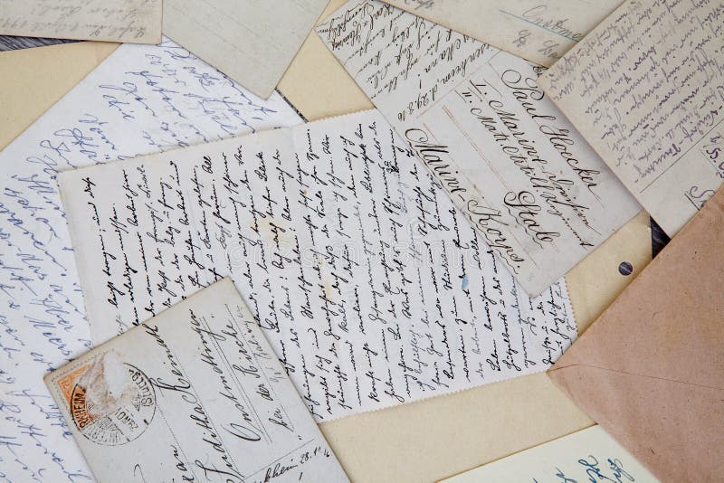 Old Letters stock image. Image of love, sheet, antique - 48515639