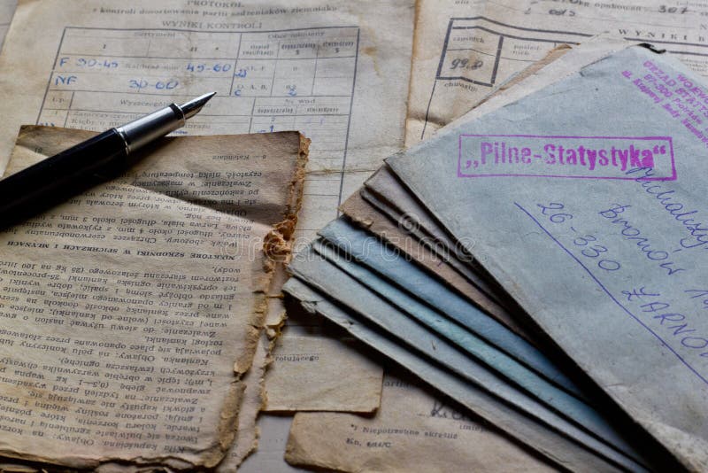 Old letters and documents stock image. Image of writing - 55466665