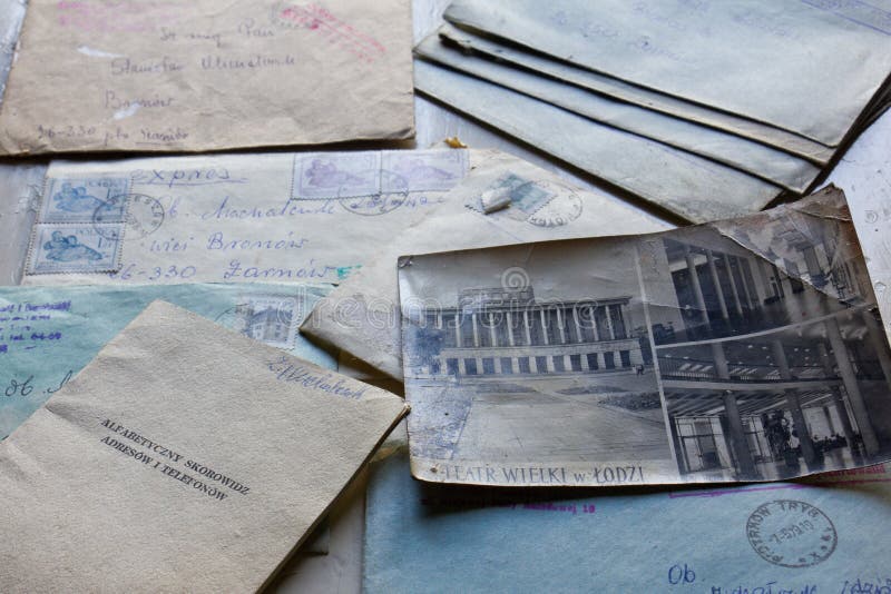 Old letters and notebook stock photo. Image of notebook - 55466562