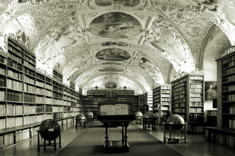 Old library stock image. Image of historical, globes, monastery - 754271