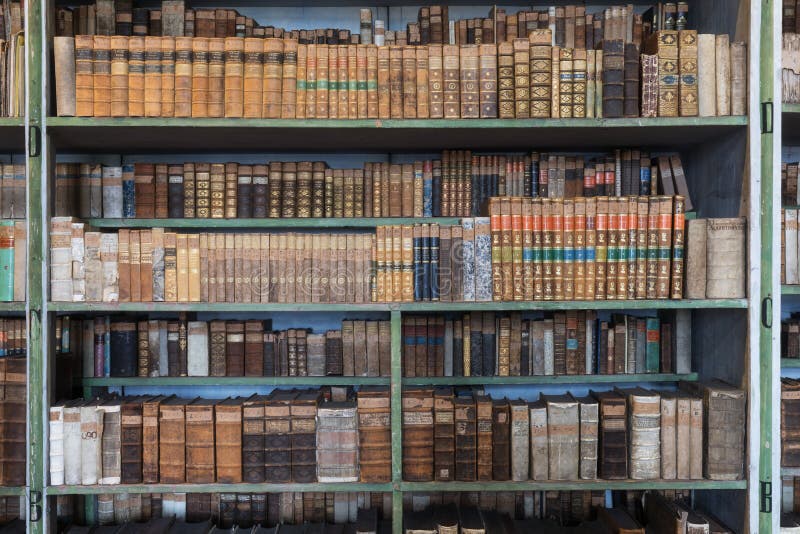Old Library Inside the Monastery. Visitors Can See the Unique Replica ...