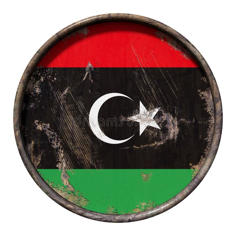 Libya flag stock illustration. Illustration of country - 85185261