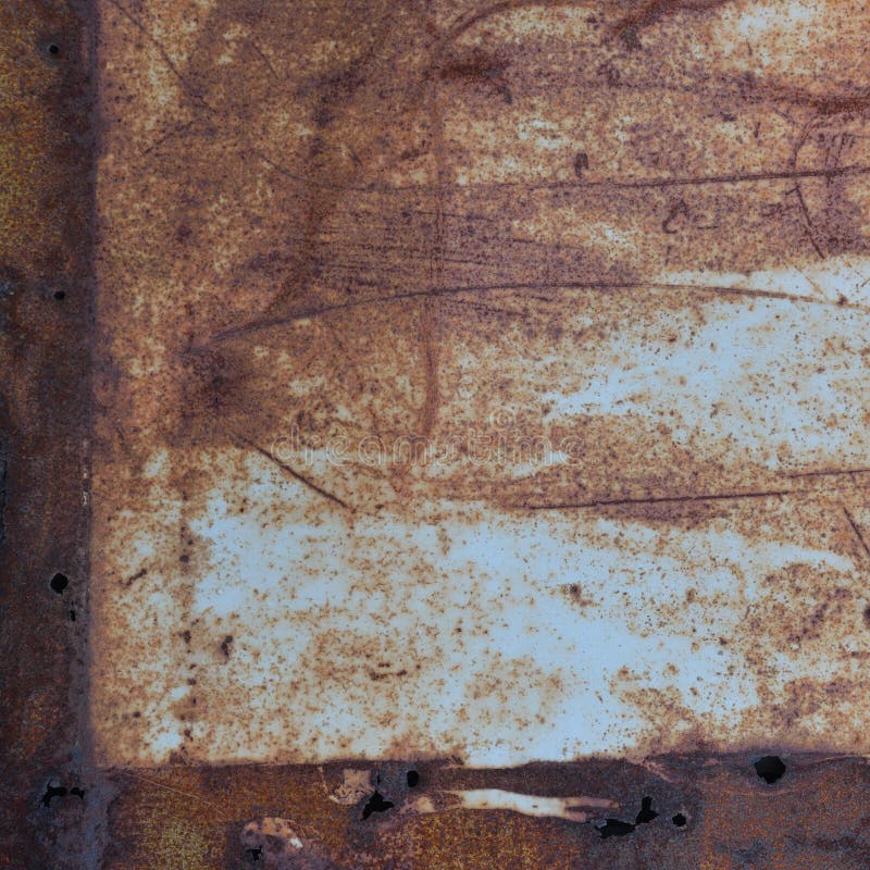 Rust Frame, Metal Can, Wood, Green Ivy, Old Wall. Stock Photo - Image ...