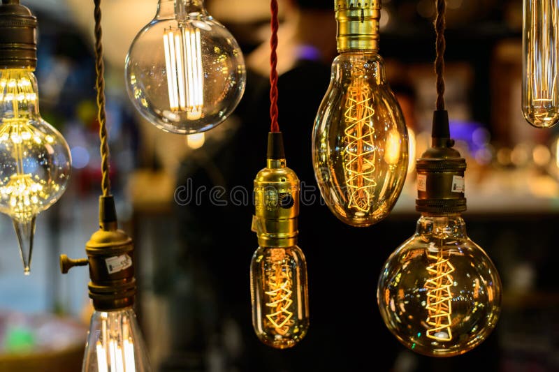 Old light bulb stock photo. Image of contemporary, glow - 62937932