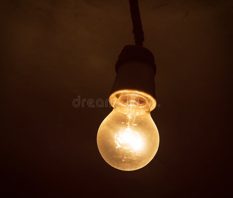Old light bulb stock photo. Image of glassy, glass, lifetime - 55177262