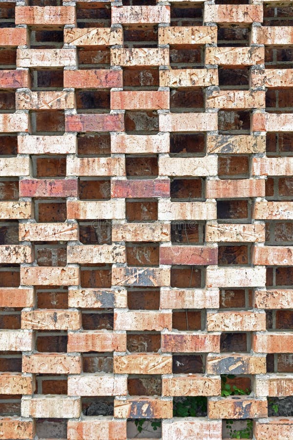 Light-colored Brick with Fun Checkerboard Pattern Background Stock ...