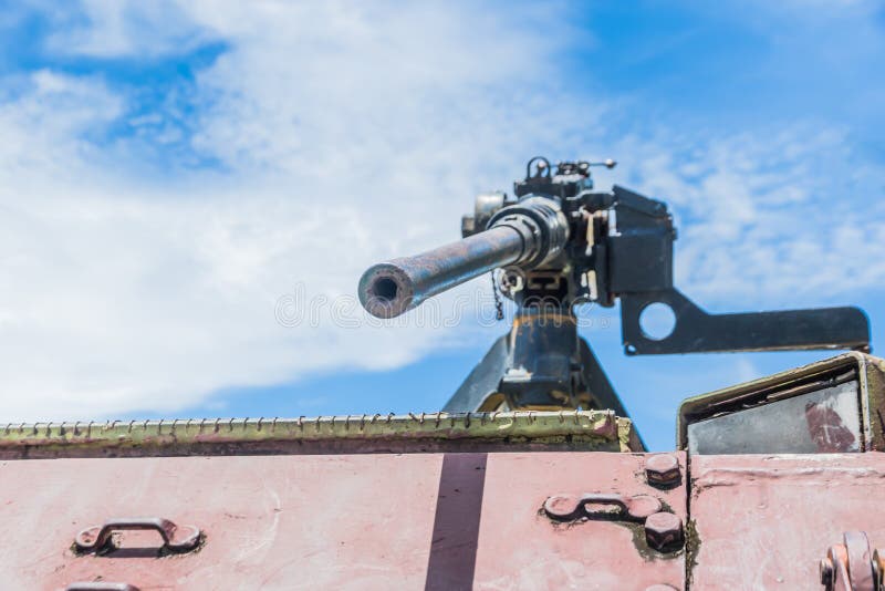 Old light machine gun stock photo. Image of force, motor - 84265966