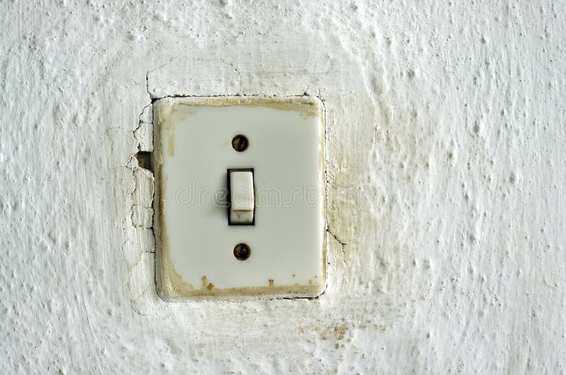 Old light switch stock photo. Image of toggle, power - 29124890