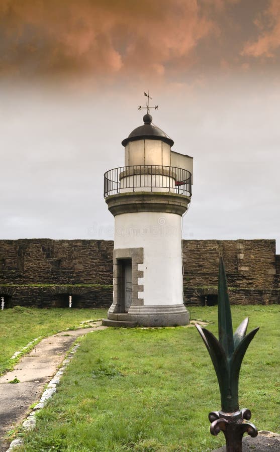 The old lighthouse stock photo. Image of cliffs, picturesque - 19498470