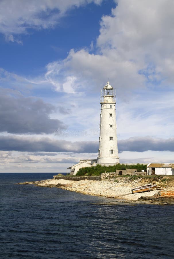 Old lighthouse stock image. Image of peaceful, house - 20794183