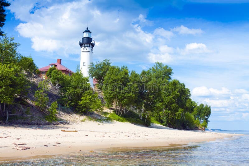 Old Lighthouse stock photo. Image of nautical, pictured - 26071308