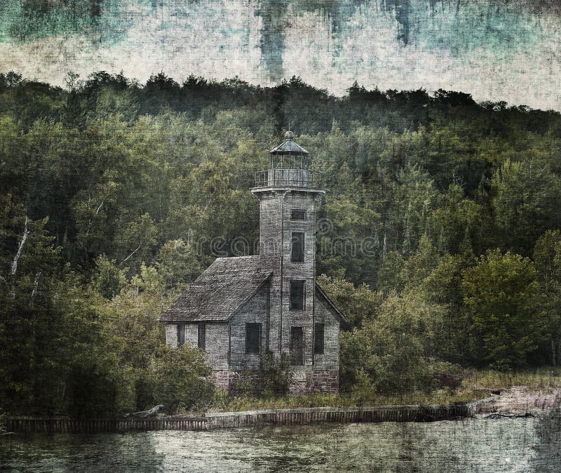Old Lighthouse stock image. Image of grunge, vintage - 26246485