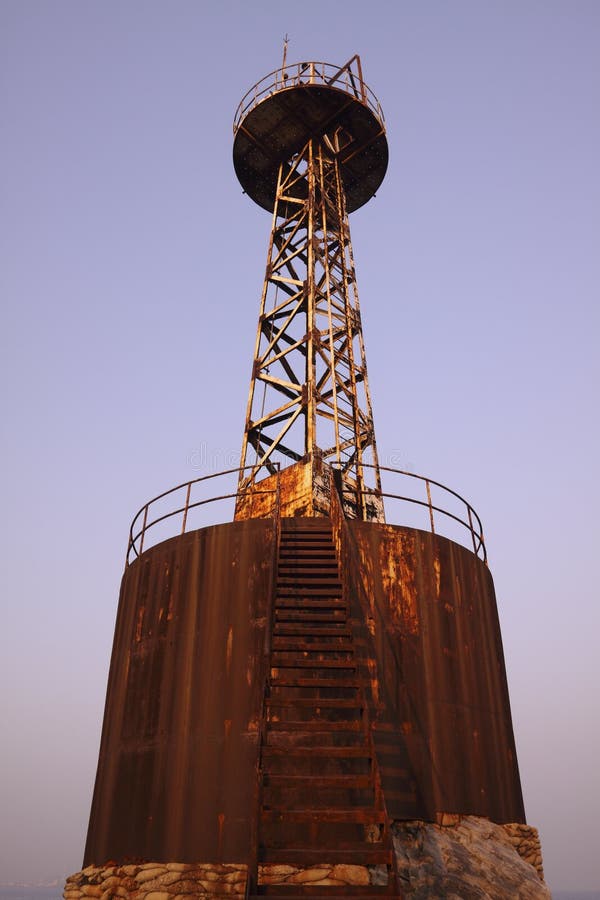 Old lighthouse stock image. Image of stairs, beacon, sunny - 26600293