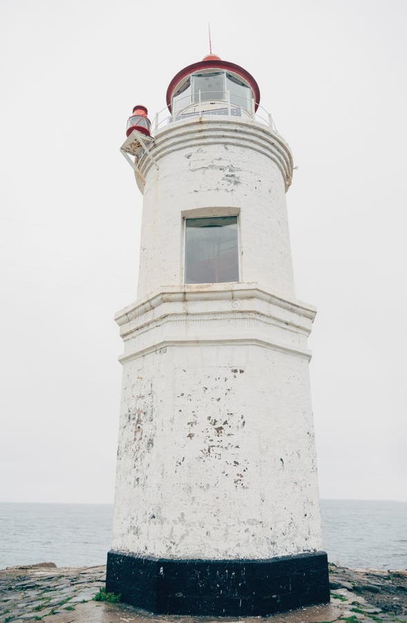 Old lighthouse. stock image. Image of landmark, retro - 119615247