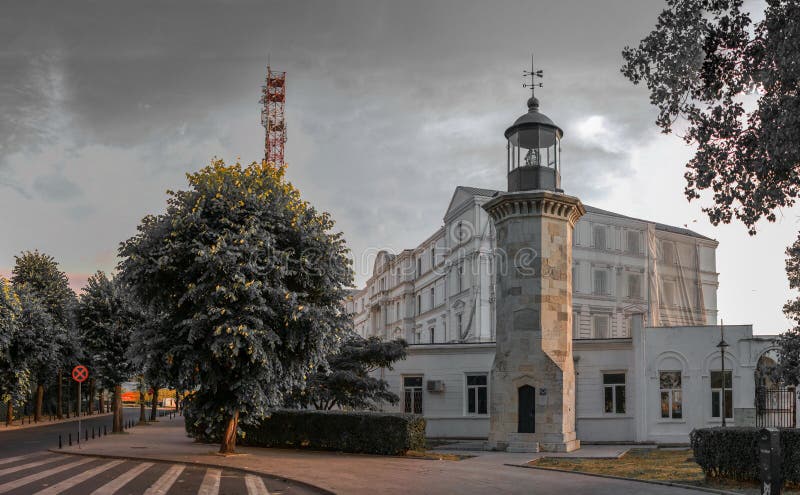 The Old Lighthouse from the Constanta, Romania Stock Photo - Image of ...