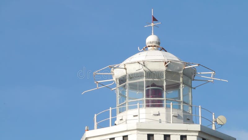 Old Lighthouse on Station. Sea Tower and Watchtower. Old Marine Station ...