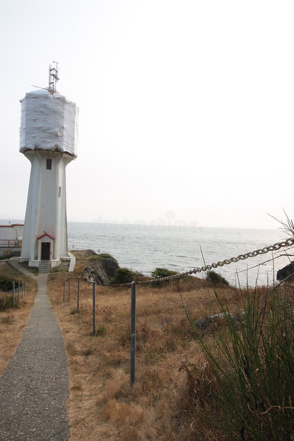 An Old Lighthouse Under Construction. Stock Photo - Image of ocean ...