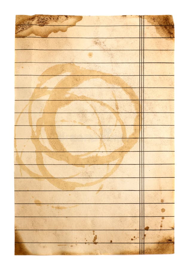 Old Lined Paper Scrap Vintage Lined Paper Etsy UK