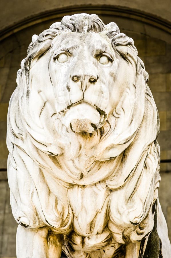 Old lion statue stock image. Image of head, ornate, figurehead - 29271001