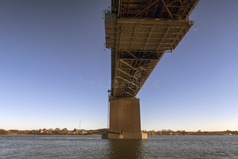 The Old Little Belt Bridge stock photo. Image of steel - 87647876