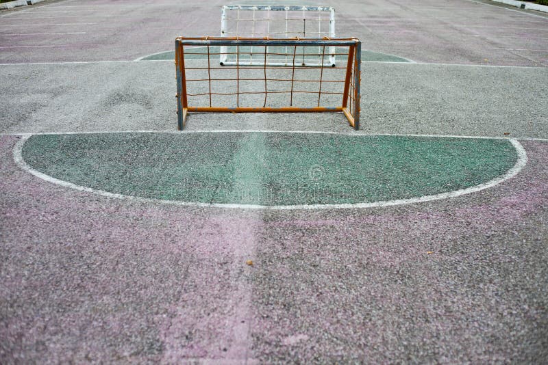 Old Little soccer field stock image. Image of competition - 29622761