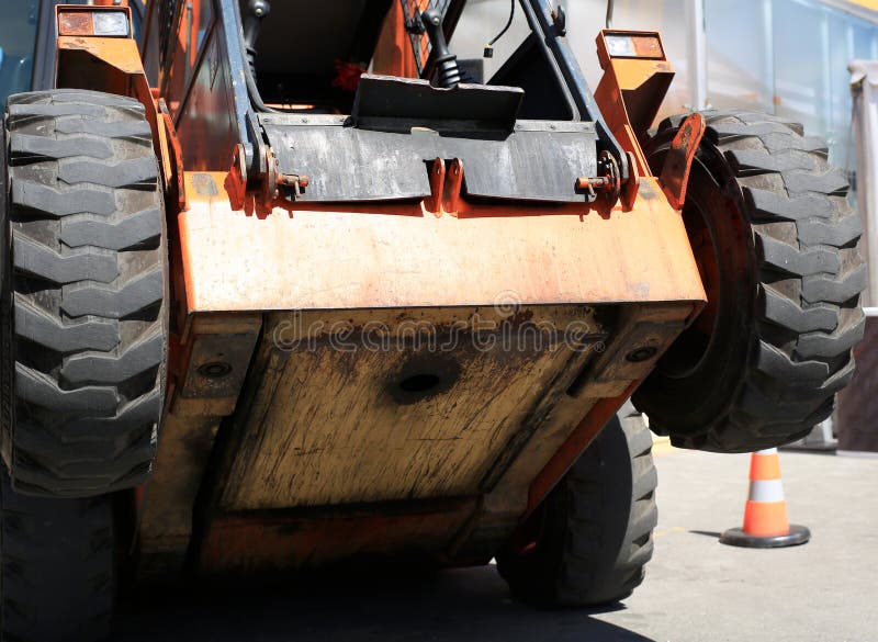 Old loader stock image. Image of wheel, business, buliduzer - 78050975