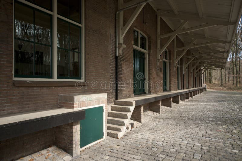 Old loading dock stock image. Image of rails, trade, holland - 27080657