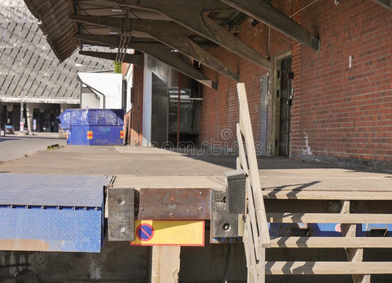 An Old Loading Dock in the City Stock Photo - Image of brick, outdoor ...