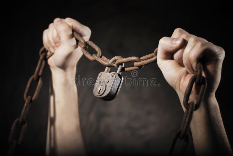 Old lock stock image. Image of rusty, inseparable, hands - 23632763
