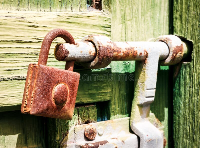 Old lock stock photo. Image of macro, antiquities, color - 29011202