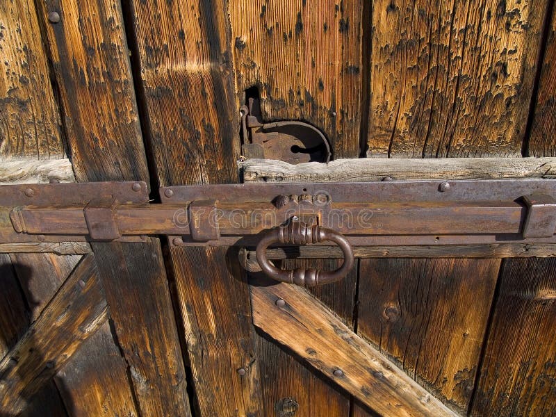 Old lock stock image. Image of craftsmanship, ironwork - 4279245