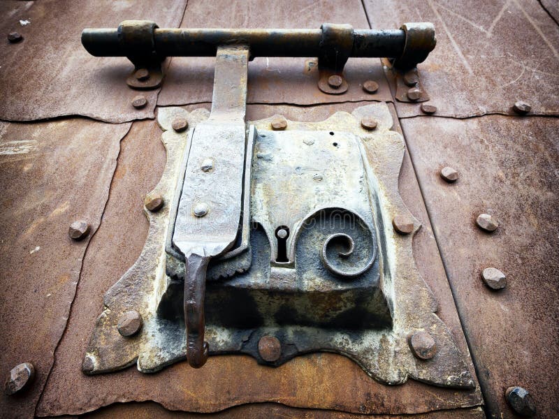Old lock stock image. Image of antique, solid, front - 37480791